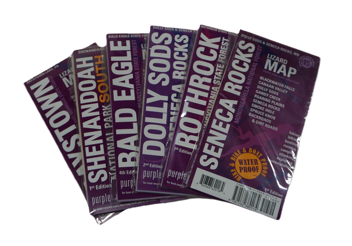 Purple Lizard Map – Organic Climbing
