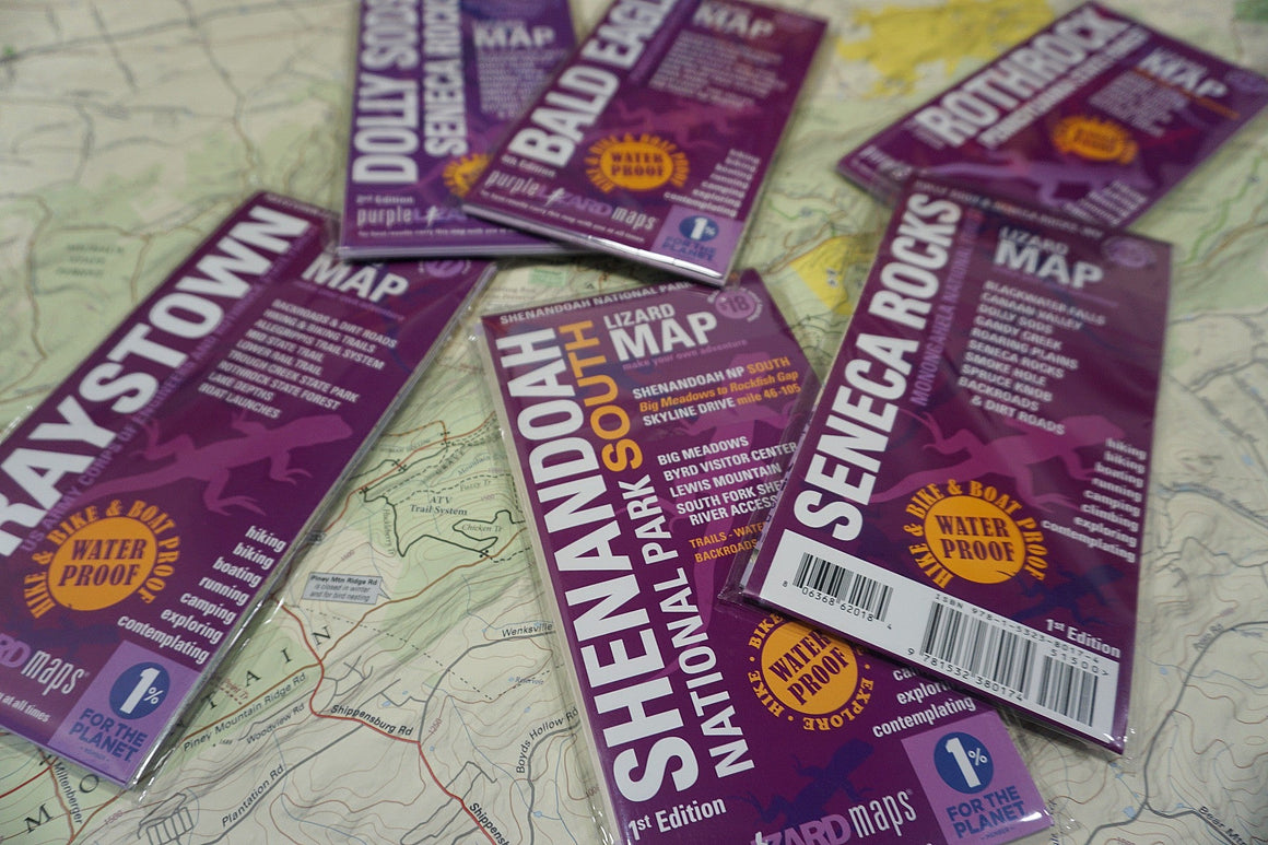 Purple Lizard Map – Organic Climbing