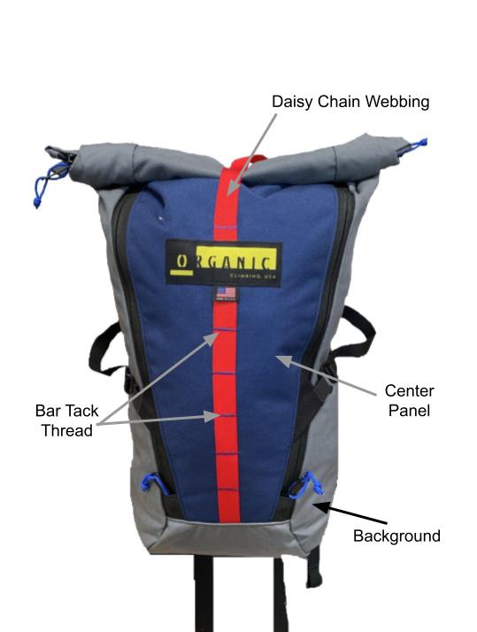 Dual Zip Roll Down Pack - Custom Color – Organic Climbing